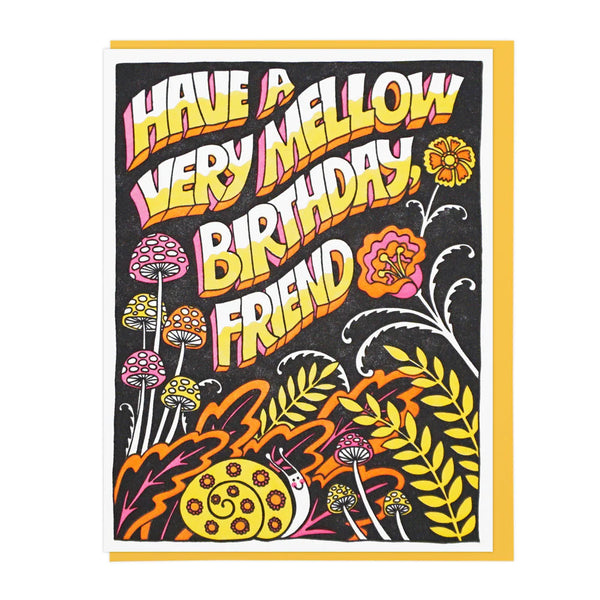 Mellow Friend Birthday Card - Studio 205